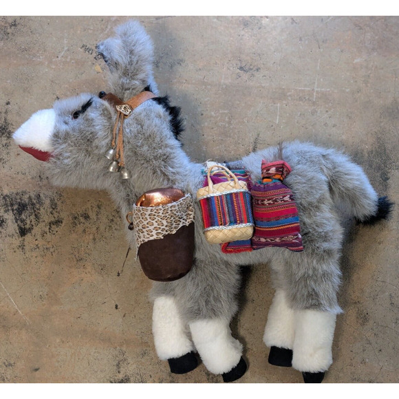 Puppet Safari | Toys | Vtg Large Donkey Hand Puppet Full Body Safari ...